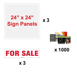 Fathom Realty Signs, Real Estate Signs, Realtor Open House Signs